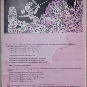 Vault of the Drow D3 Vintage Monochrome, Advanced Dungeons & Dragons ...