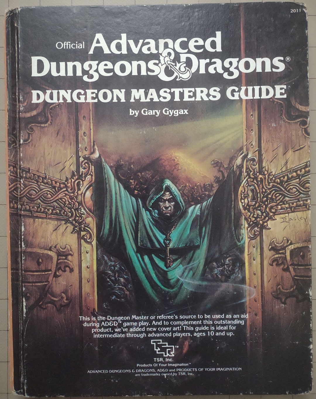 AD&D First Edition Dungeon Master's Guide Gary Gygax TSR2011 Wizard Cover Vintage TSR Hardcover ...