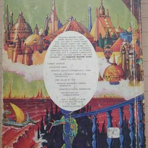 Dungeon Master's Guide TSR2011 Vintage TSR AD&D First Edition Hardcover Core Rulebook by Gary ...