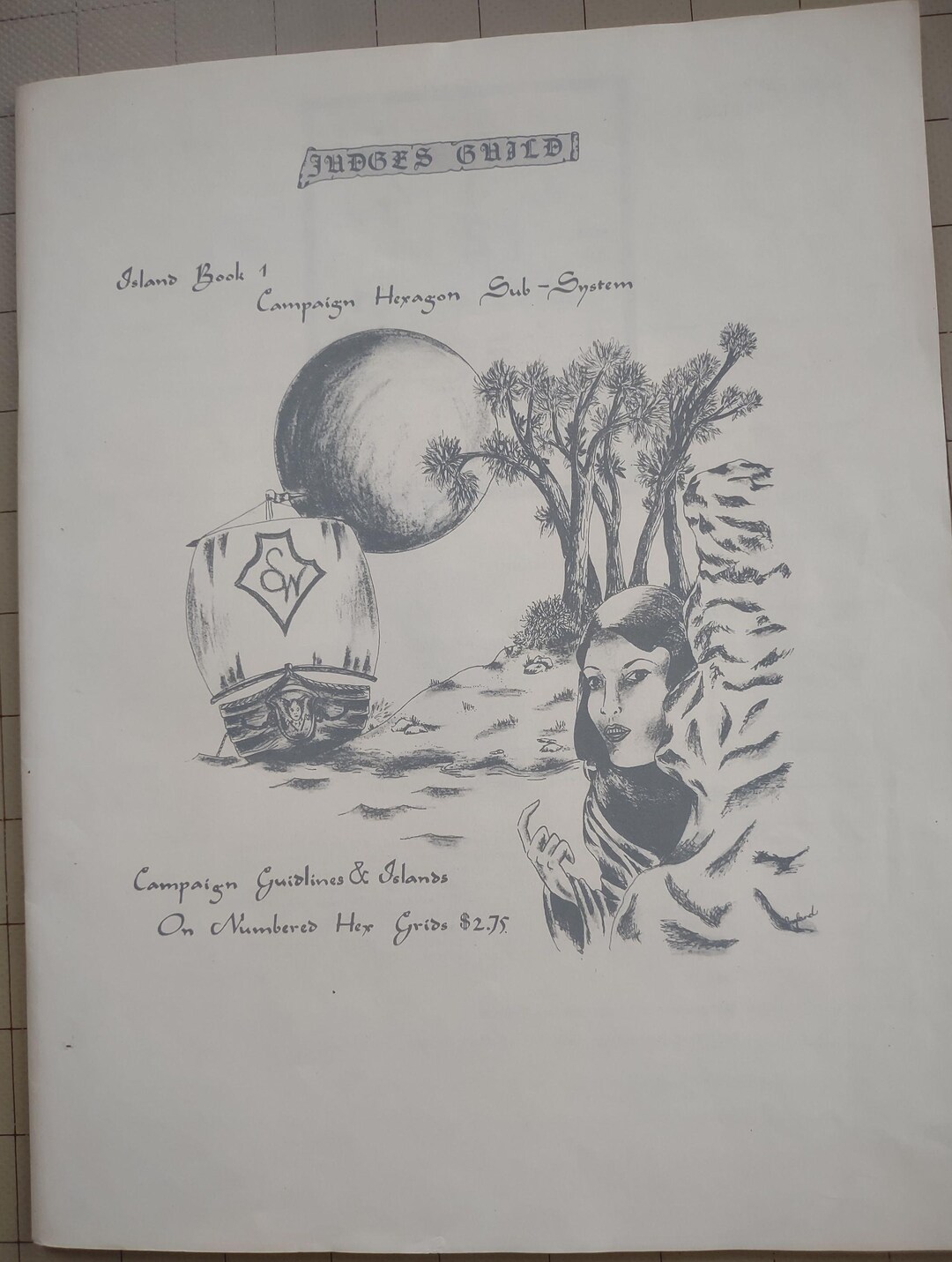 Judges Guild Island Book 1 Vintage Accessory, Campaign Guidelines ...