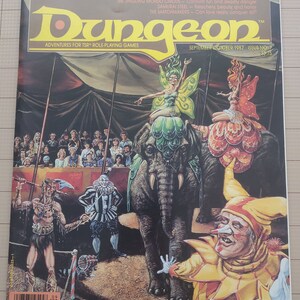 Dungeon Magazine #7 Vintage Dungeons and Dragons Adventures for ...