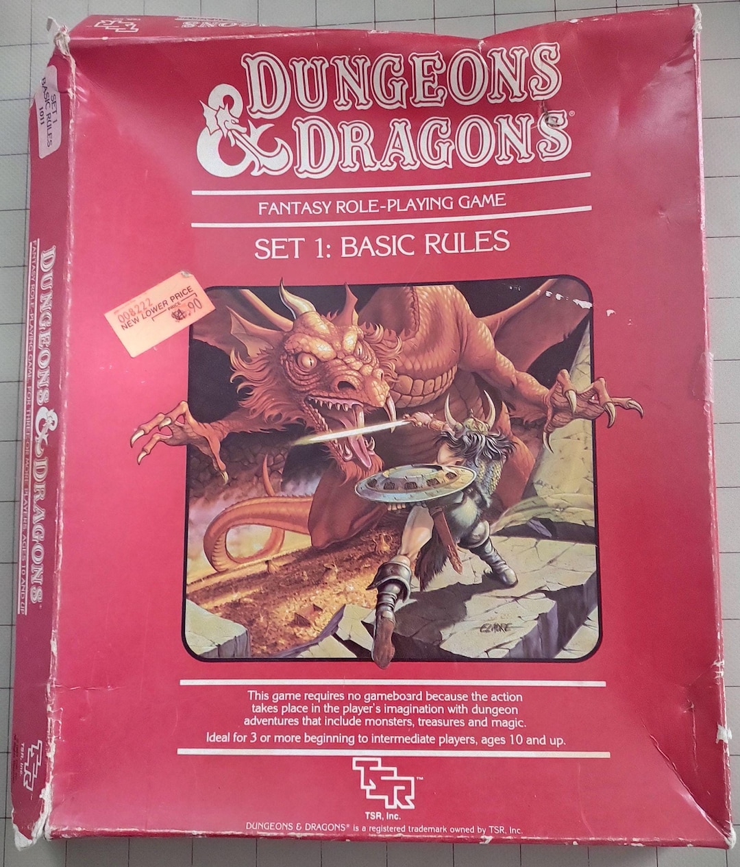 Vintage Dungeons and Dragons Basic Boxed Set From 1983 Revised by Frank ...