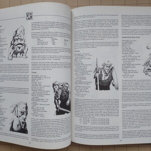 Advanced Dungeons & Dragons First Edition Monster Manual II by Gary ...