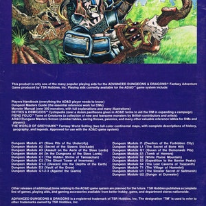 UK1 Beyond the Crystal Cave TSR9066 Advanced Dungeons & Dragons First ...