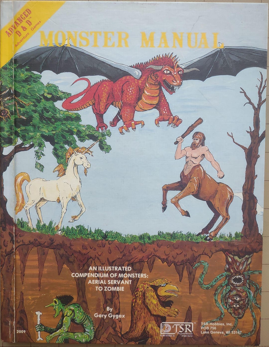 Advanced Dungeons & Dragons First Edition Monster Manual by Gary Gygax ...