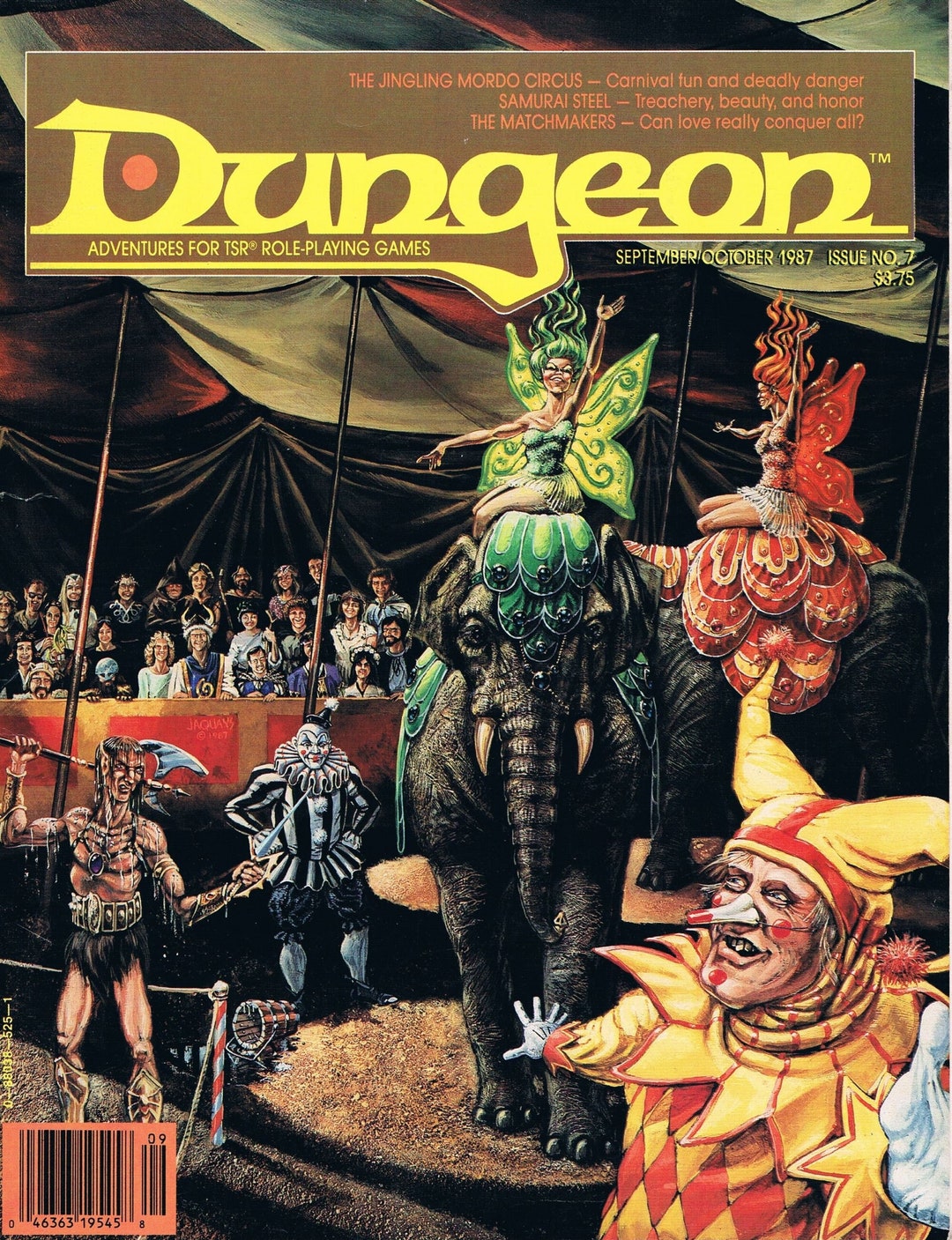 Dungeon Magazine #7 Vintage Dungeons and Dragons Adventures for ...
