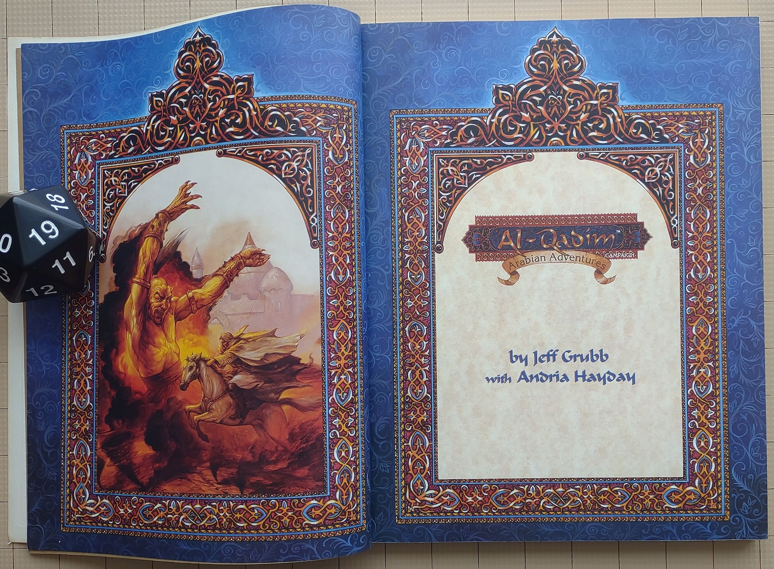 Al-qadim Arabian Adventures Vintage TSR Softcover Campaign Setting ...