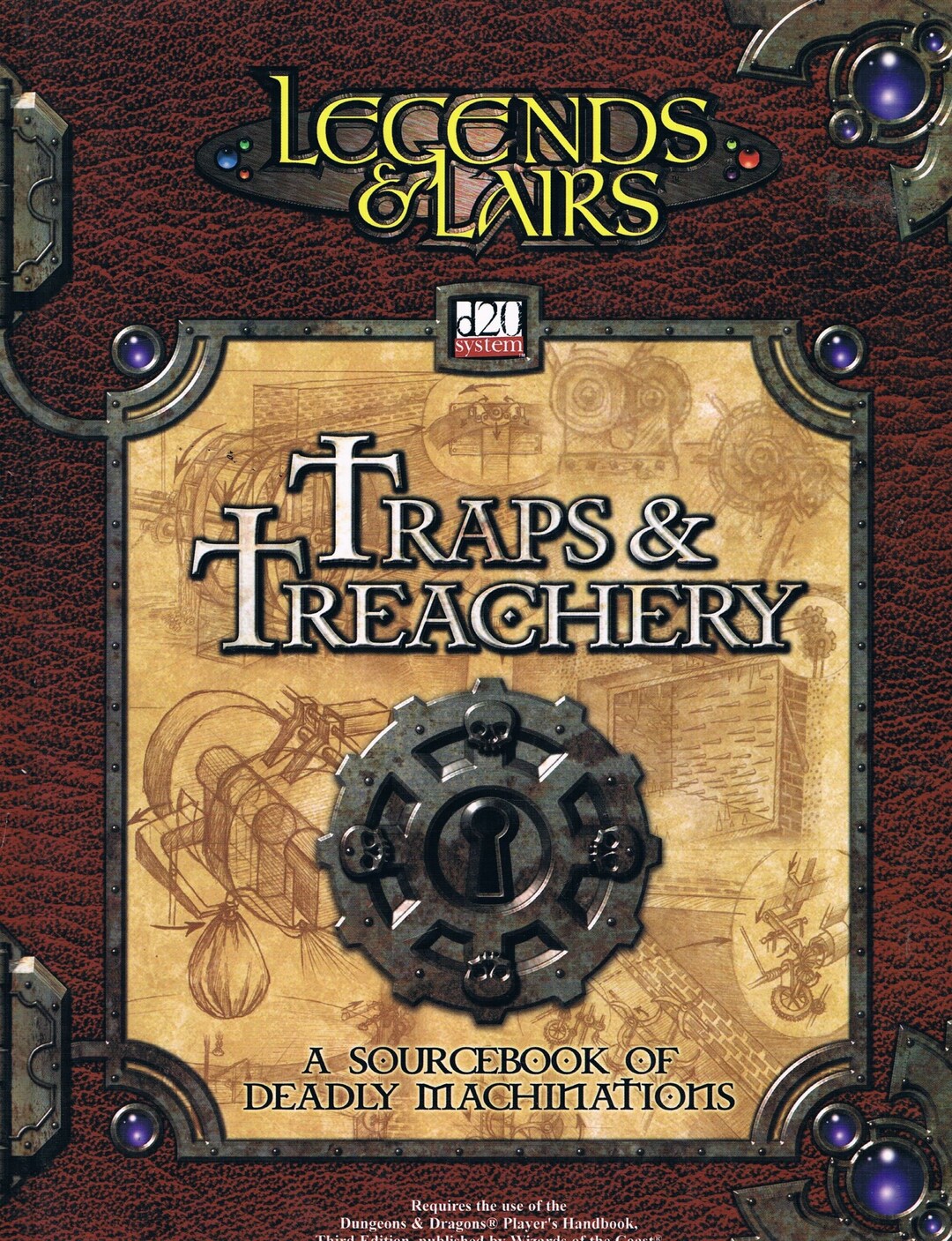 Traps & Treachery, Vintage Fantasy Flight Hardcover Rulebook for the ...