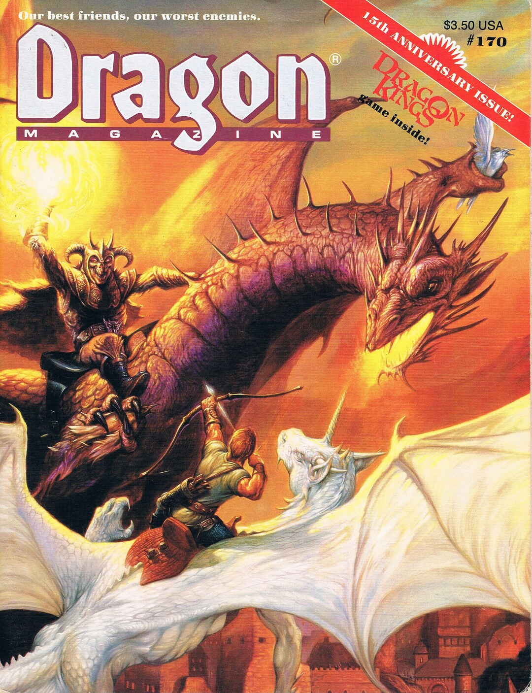 Dragon Magazine #170 June 1991, Fantasy Role-playing Game Materials for ...