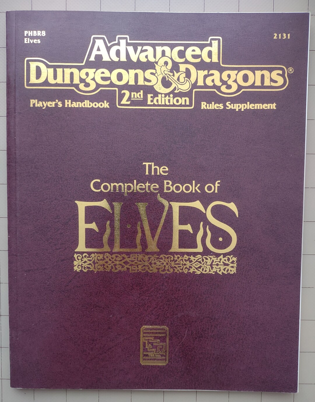 The Complete Book of Elves, AD&D 2nd Edition Rules Supplement, PHBR8 ...