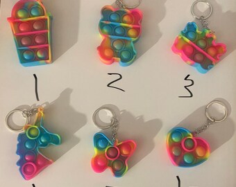 Fidget Popper Keychain | Etsy