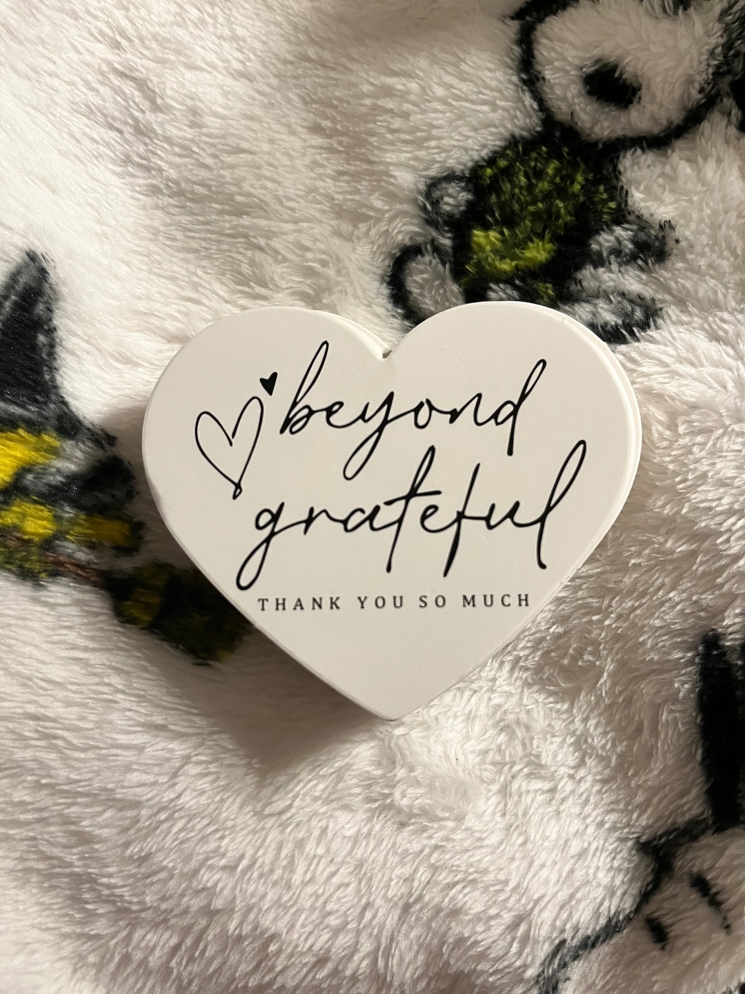 Beyond Grateful Heart Shape Thank You Cards - Etsy
