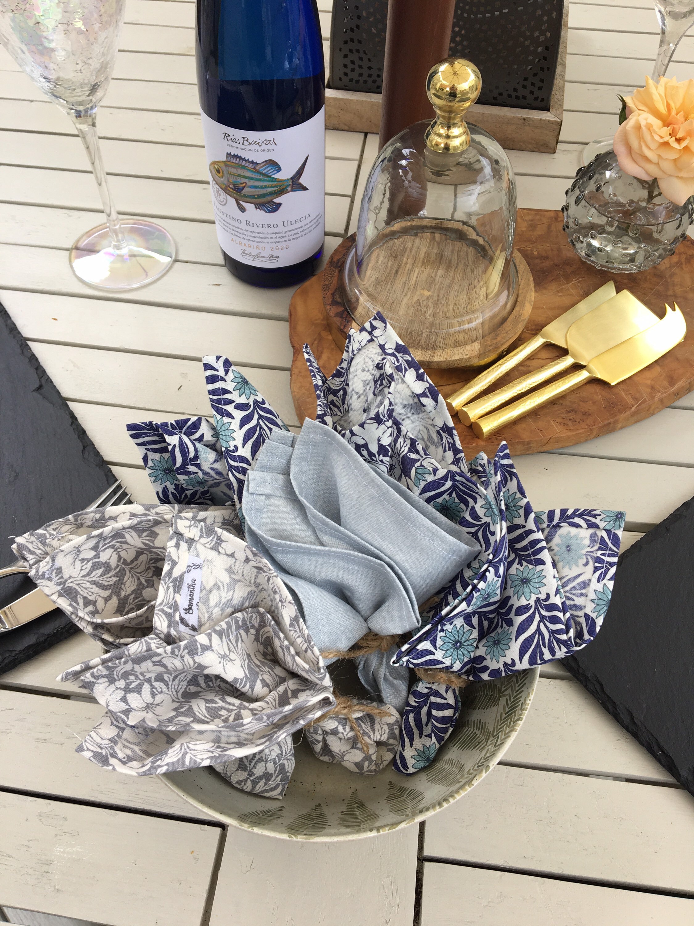 Cotton Napkins. Perfect for Drinks Trolleys Cream Teas lunch - Etsy UK