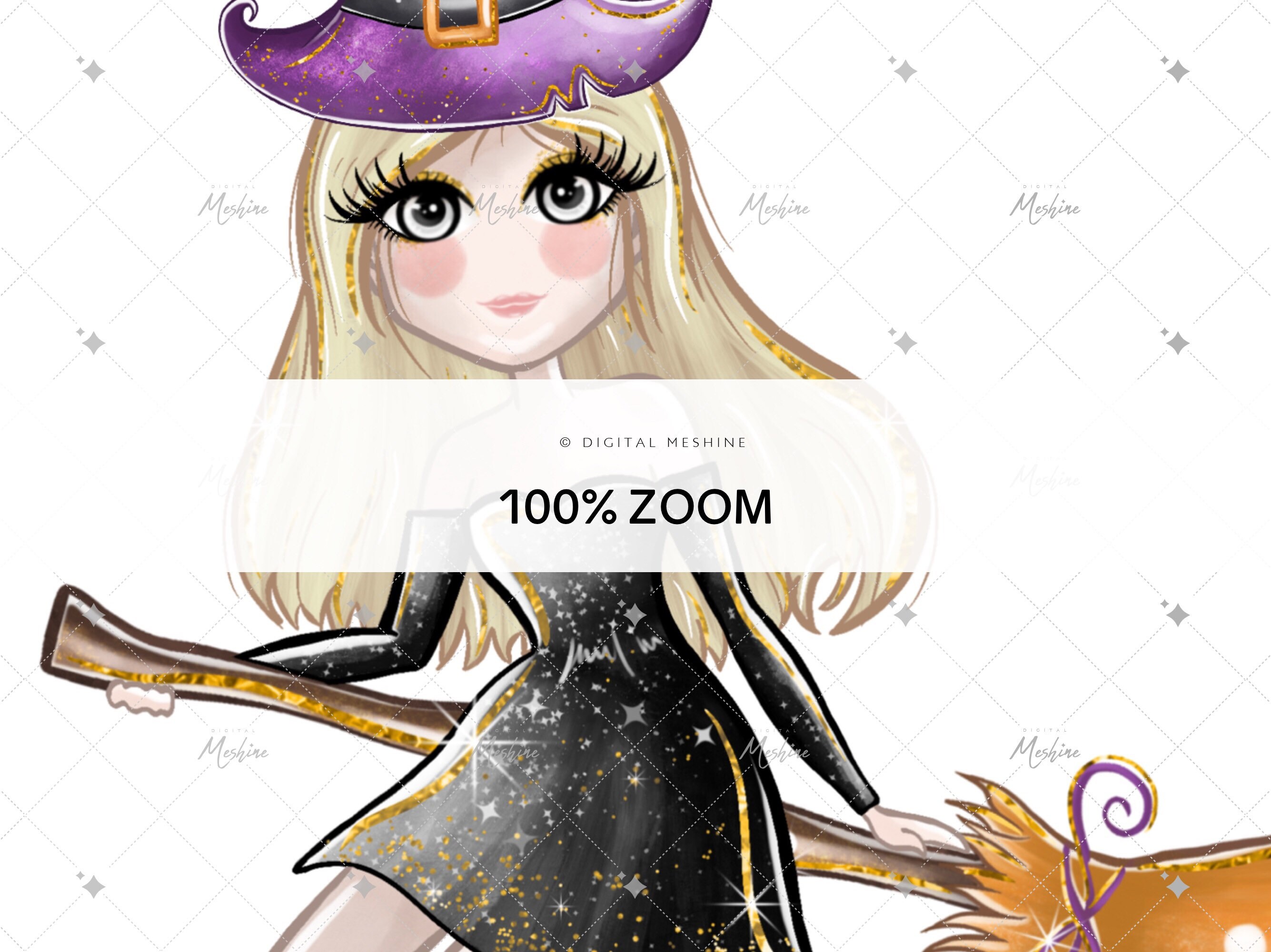 Halloween Clipart Witch Clipart Halloween Clip Art Fall | Etsy