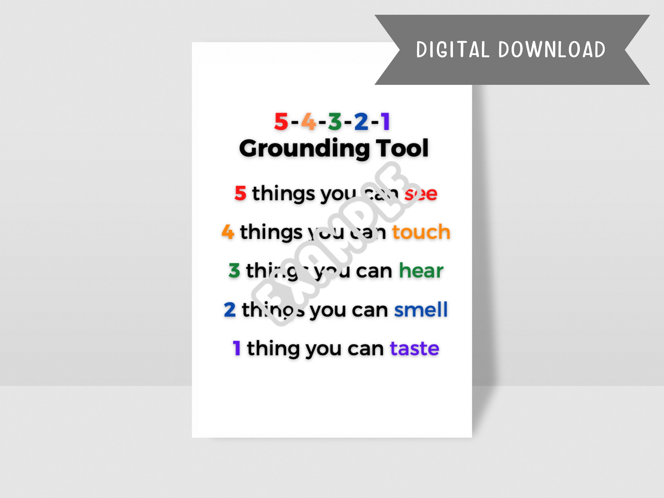 Grounding Tool 5 Senses – 5 Senses Grounding Techniques – KLTG