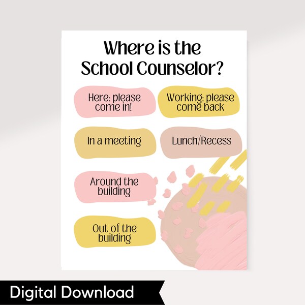 Where is the Counselor Sign - Etsy