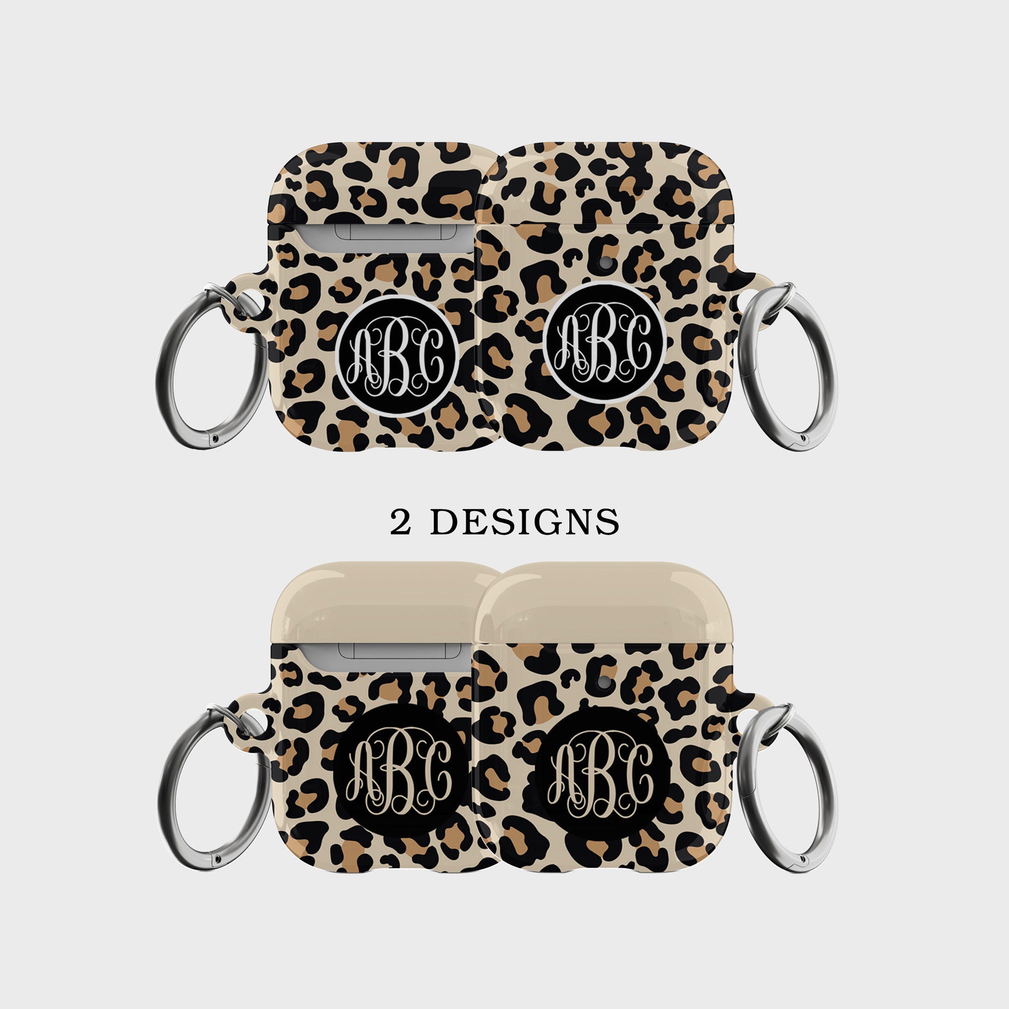 LEOPARD Monogram AirPod Case, AirPod Pro Case,print Personalized AirPod ...