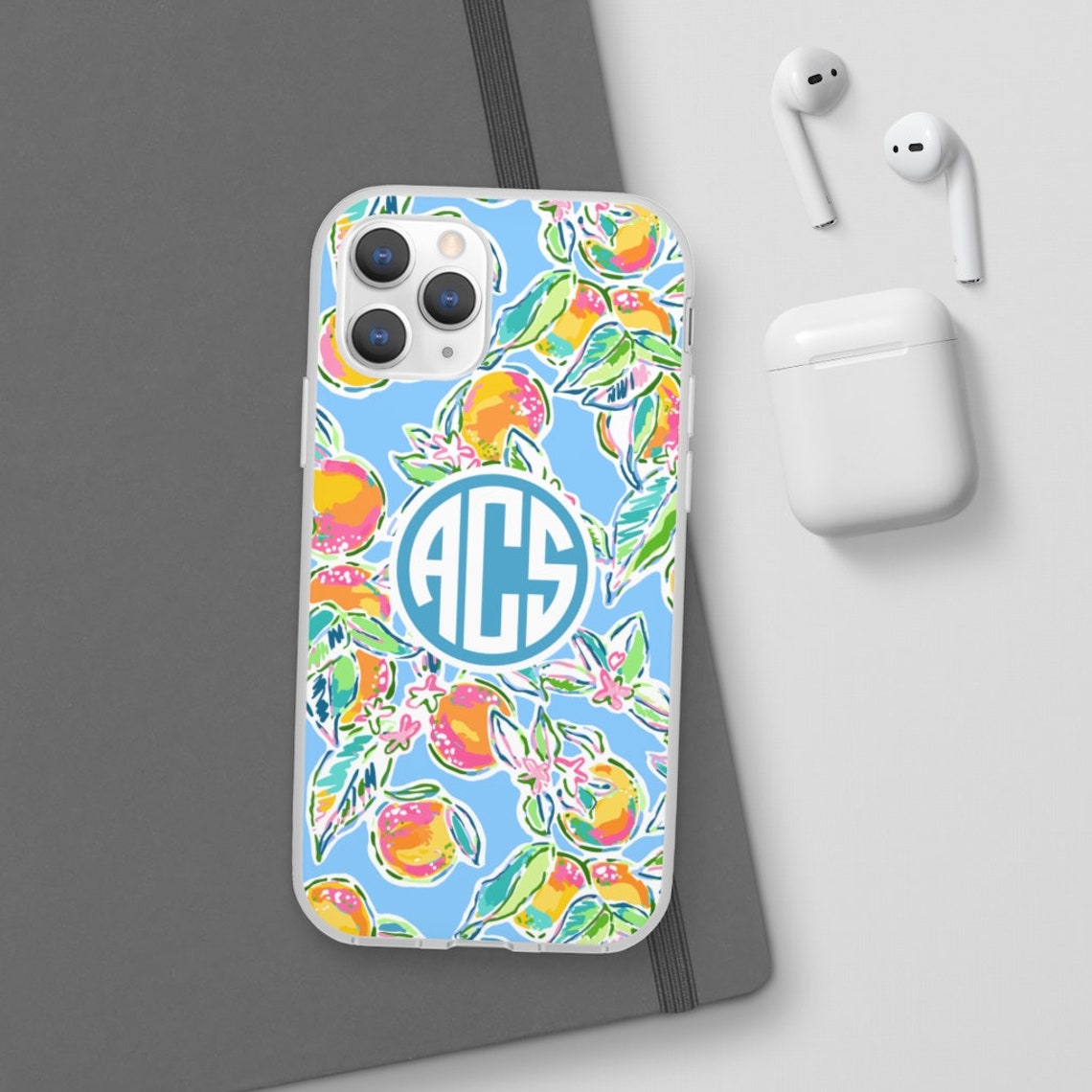 Preppy Monogram Phone Case Initials Monogram Iphone Case - Etsy