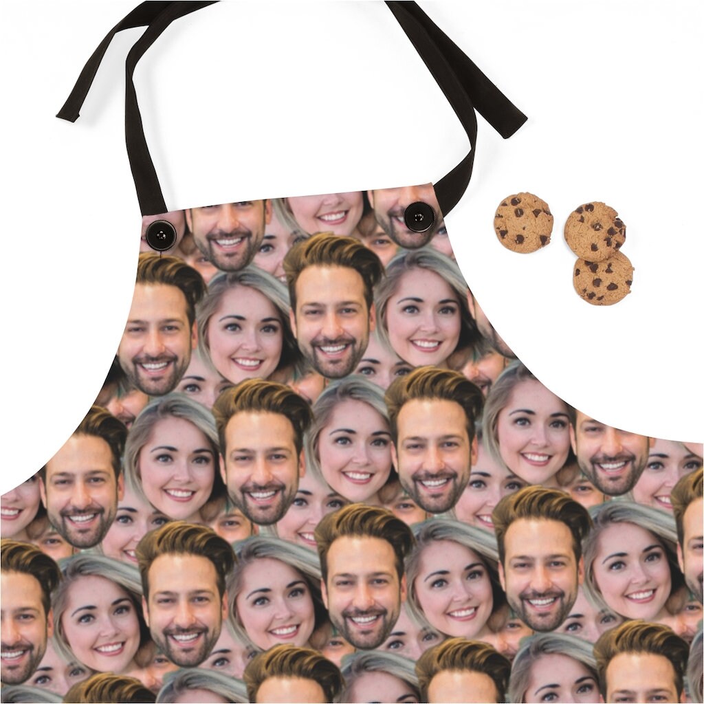 Custom Face Apron Personalized Photo Apron for Women and Men - Etsy