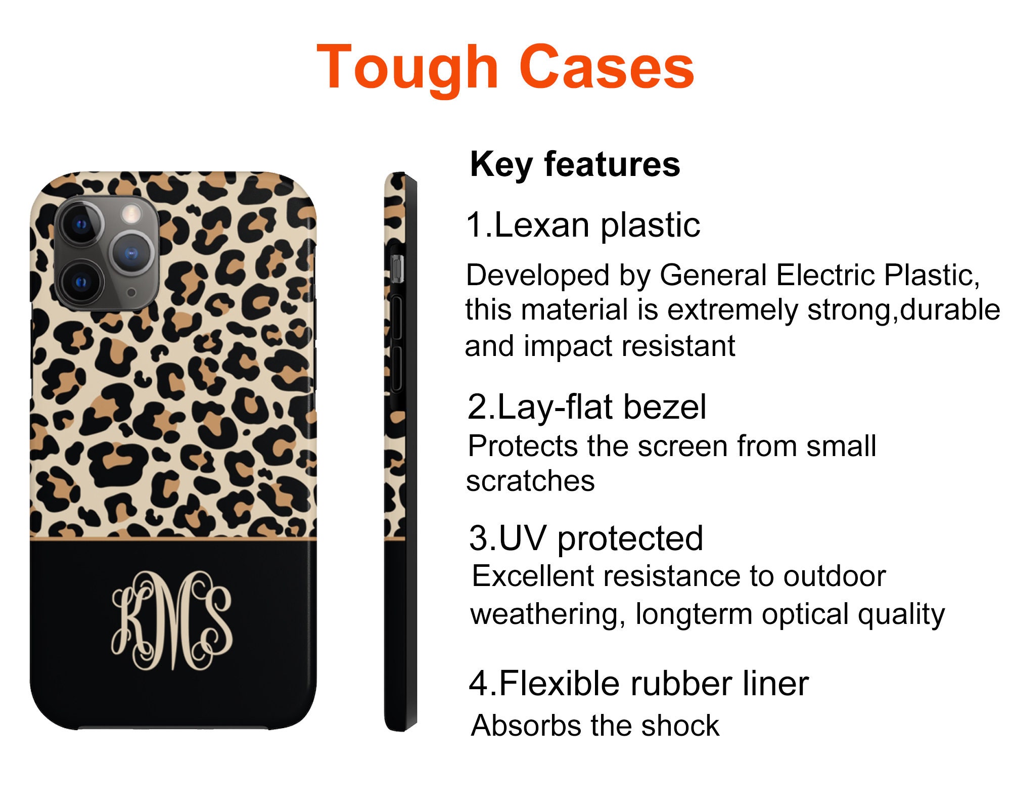 Tortoise Shell Phone Case,custom Tortoiseshell Print W/monogram ...