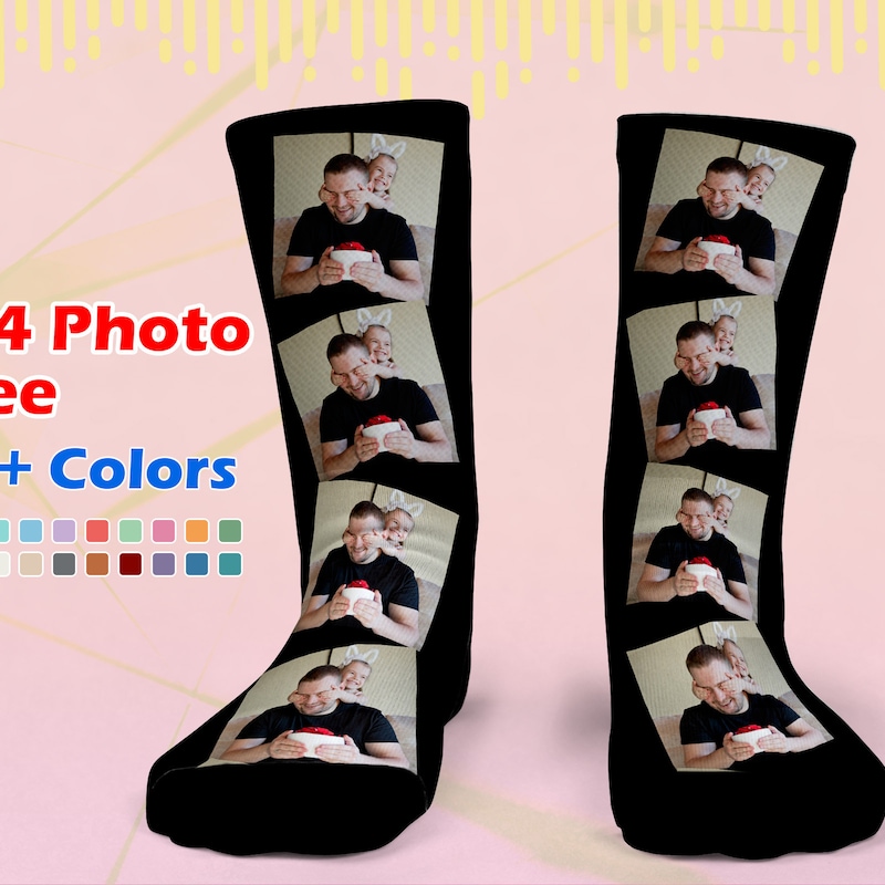Photo Socks - Etsy