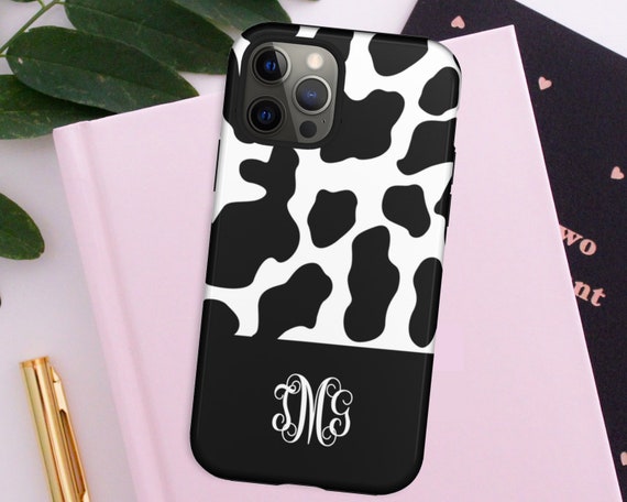 Customized Phone Case With Cow Print Cow Pattern Design - Etsy
