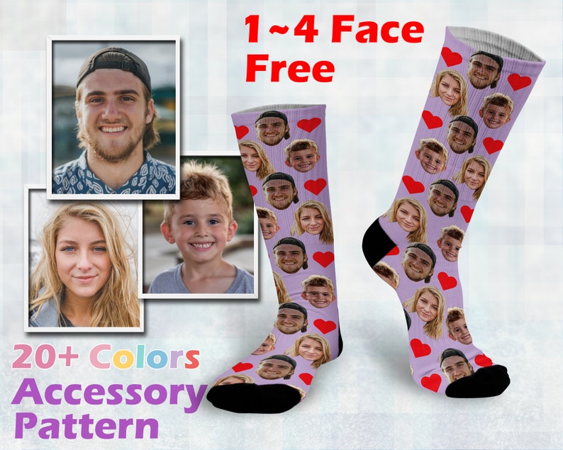 Custom Face Socks Personalized Funny Socks With Face - Etsy