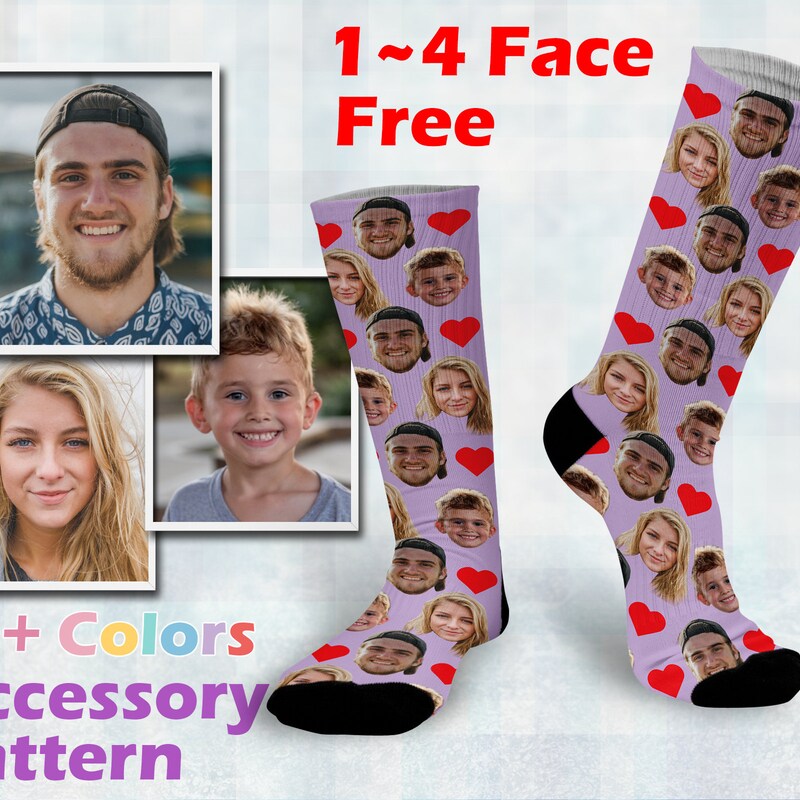 Custom Face Socks - Etsy