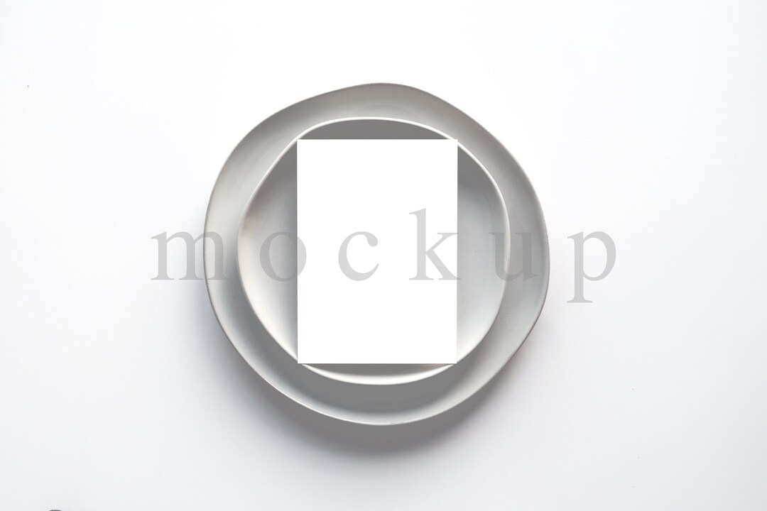 Minimalistic Menu Mockup 5x7 Menu Mockup Blank Menu - Etsy UK