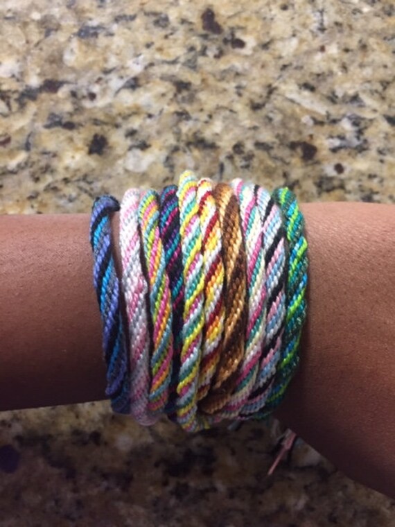 Spiral Wheel Friendship bracelet | Etsy