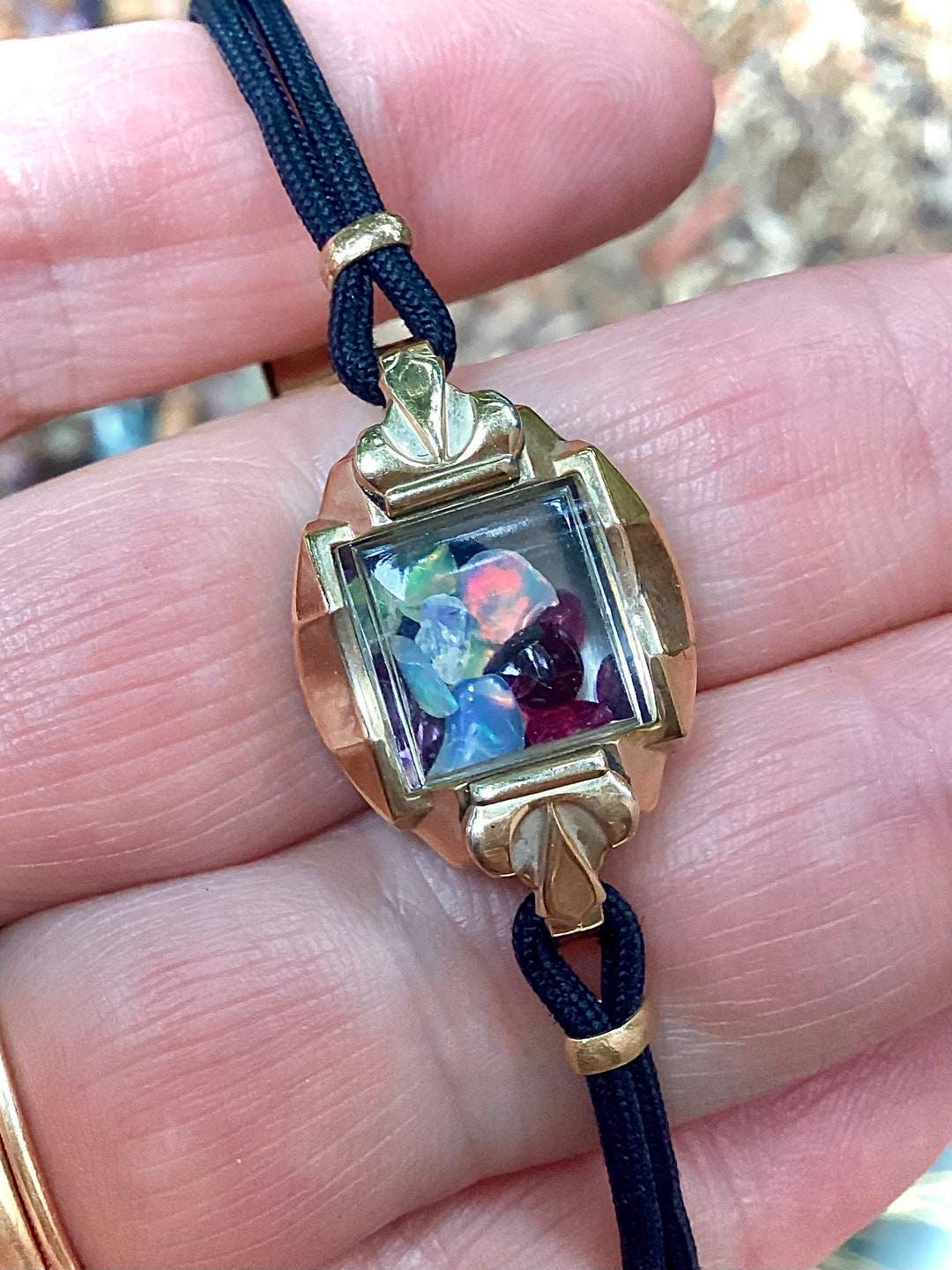 Vintage Wrist Watch Upcycled Shaker Locket Bracelet, - Etsy