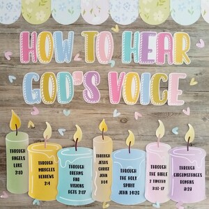 Church Christian Bulletin Board Kit/bible Verse Wall Door Decor/sunday ...