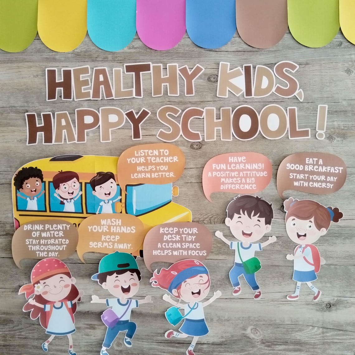 Back to School School Nurse Bulletin Board/health/healthy Habit ...
