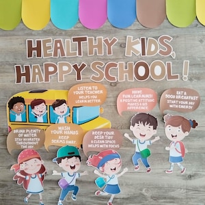 Back to School School Nurse Bulletin Board/health/healthy Habit ...