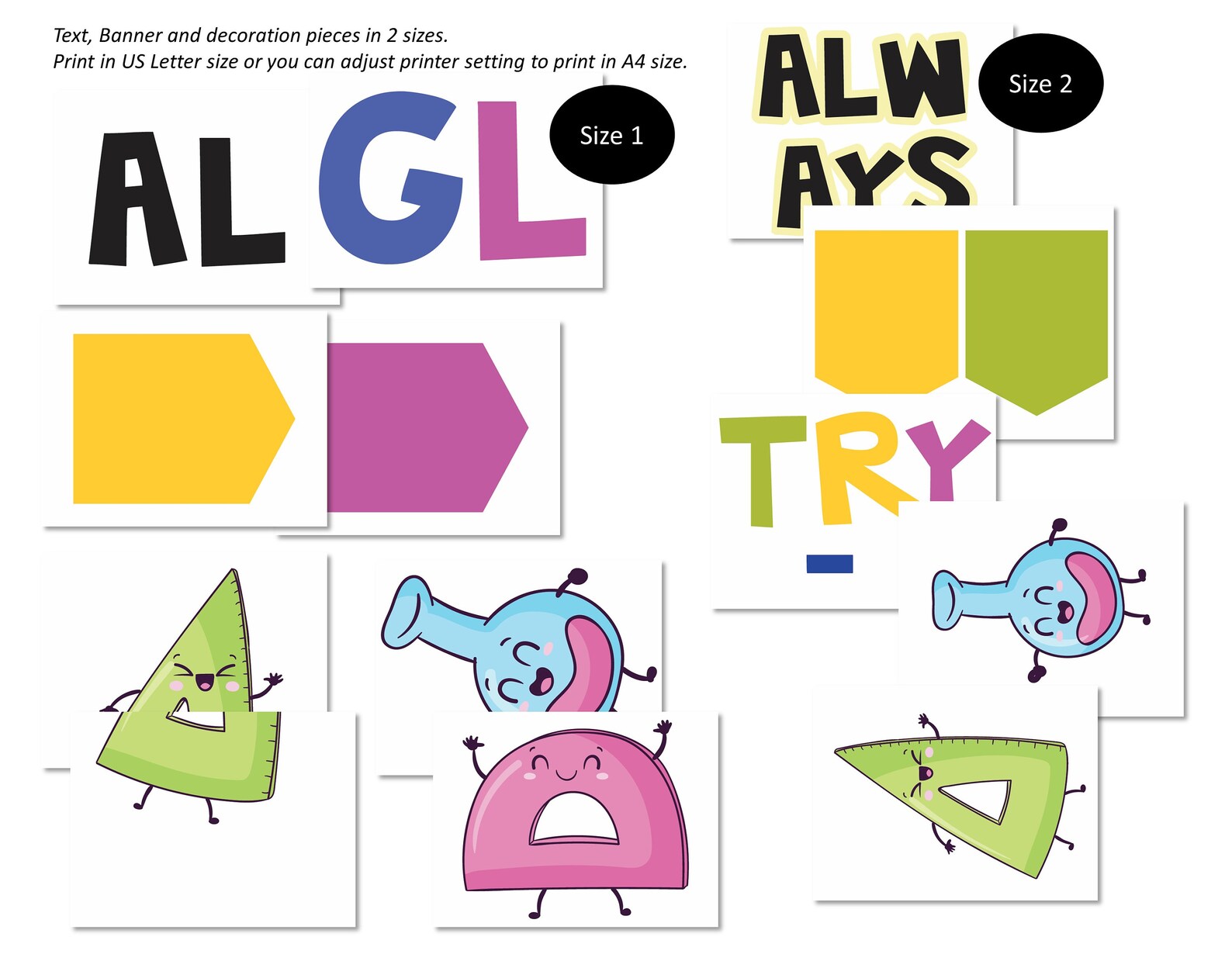 Math Bulletin Board Kit/kindergarten Classroom Decor/preschool Door ...