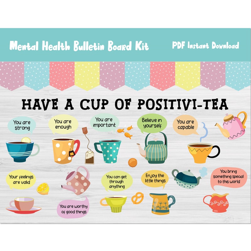 Wellness Bulletin Board Ideas - Etsy