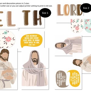 Christian Bulletin Board Kit/church Decoration/sunday School Classroom ...