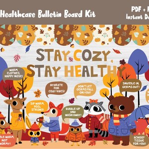 Fall School Nurse Health Bulletin Board/healthy Habit/healthcare/back ...