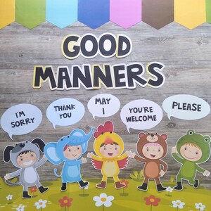 Character Traits Bulletin Board Kit/preschool Classroom Decor ...