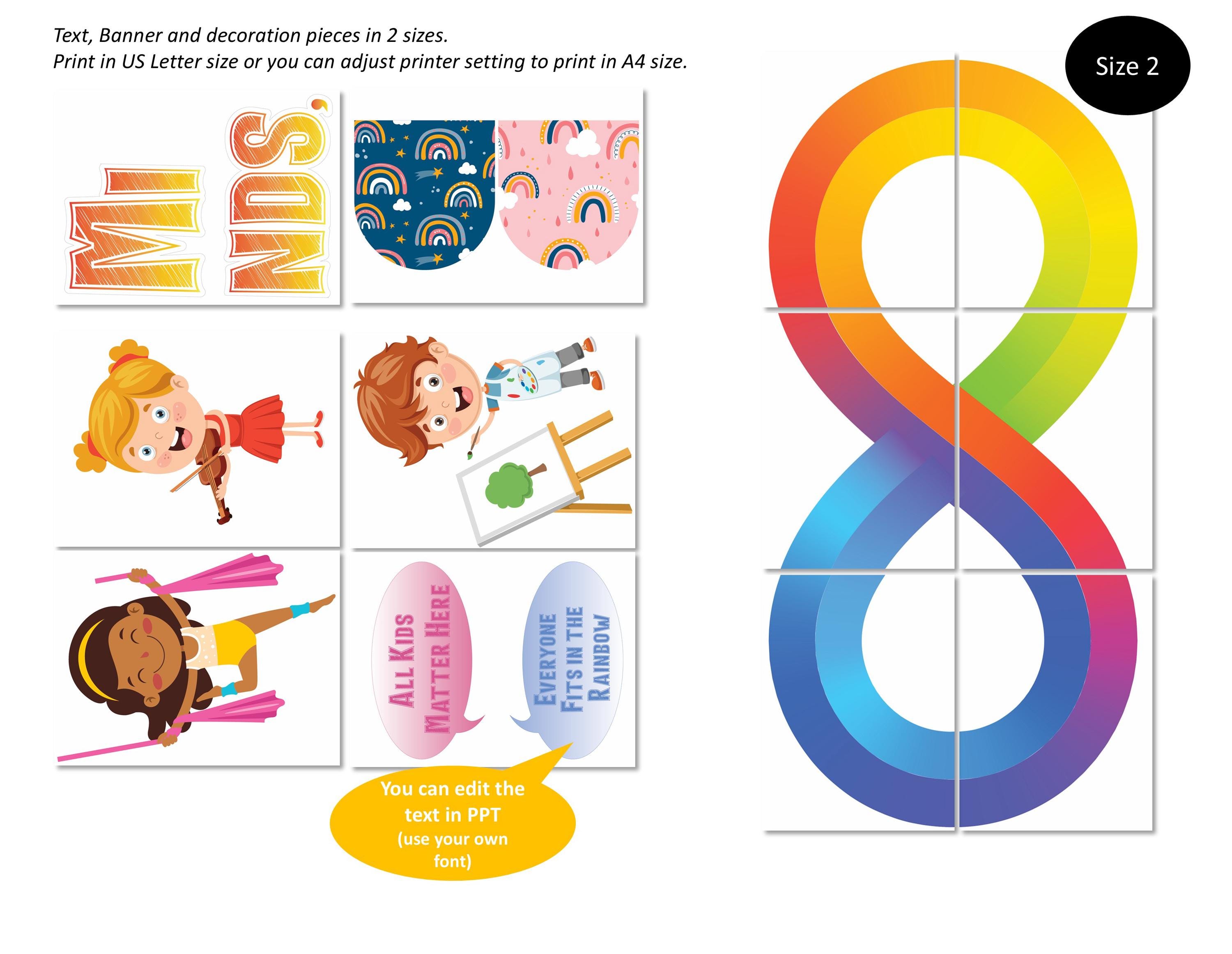 Autism Acceptance Bulletin Board Kit/inclusion/diversity/neurodiversity ...