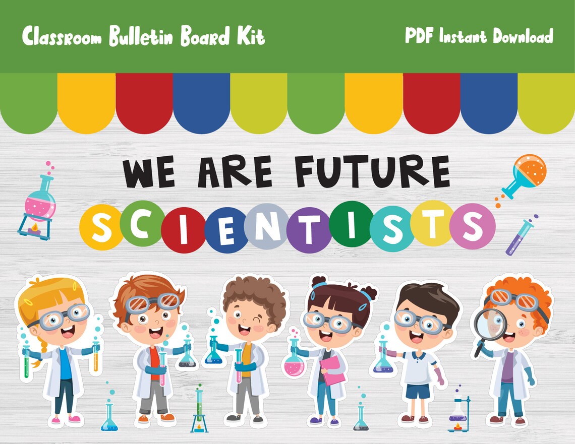 Science Bulletin Board Kit/kindergarten Classroom Decor/print/preschool ...