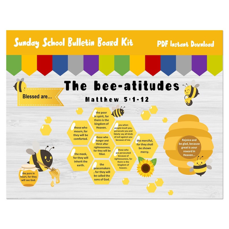 Christian Bulletin Board Kit/bible Verse/jesus Christ Classroom ...