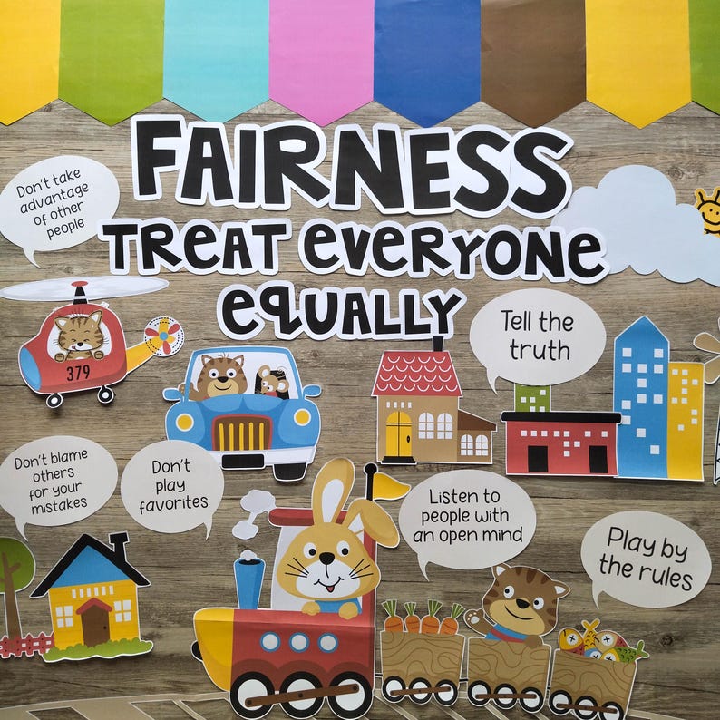 Character Traits Bulletin Board Kit/preschool Classroom Decor ...