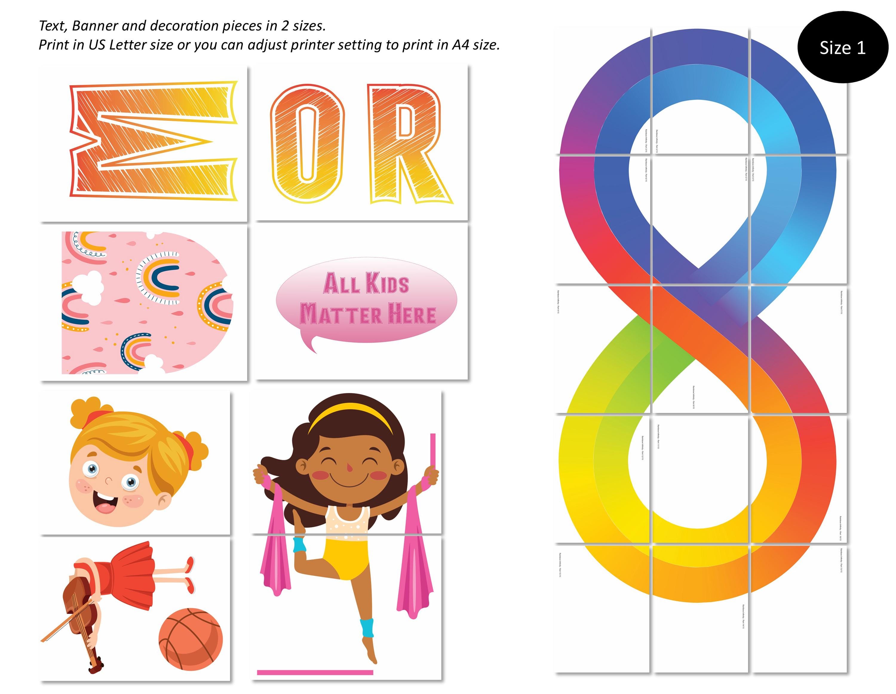 Autism Acceptance Bulletin Board Kit/inclusion/diversity/neurodiversity ...