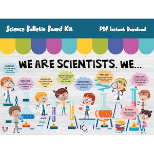 Science Themed Bulletin Board Kit/classroom Decor/elementary/primary ...
