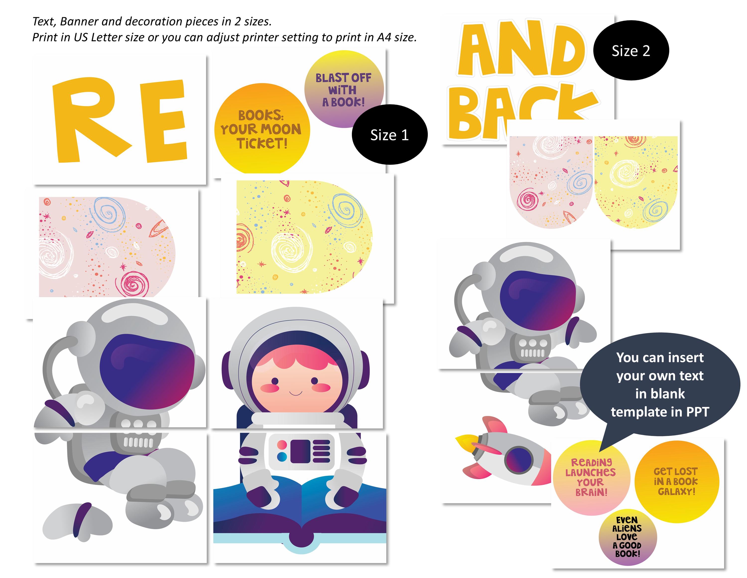 Library Reading Corner Bulletin Board Kit/classroom Wall Door Decor ...