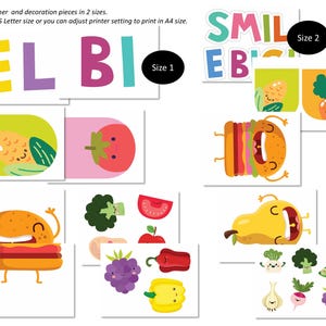 Lunchroom/lunch Room Bulletin Board Kit/school Cafeteria Wall Decor ...