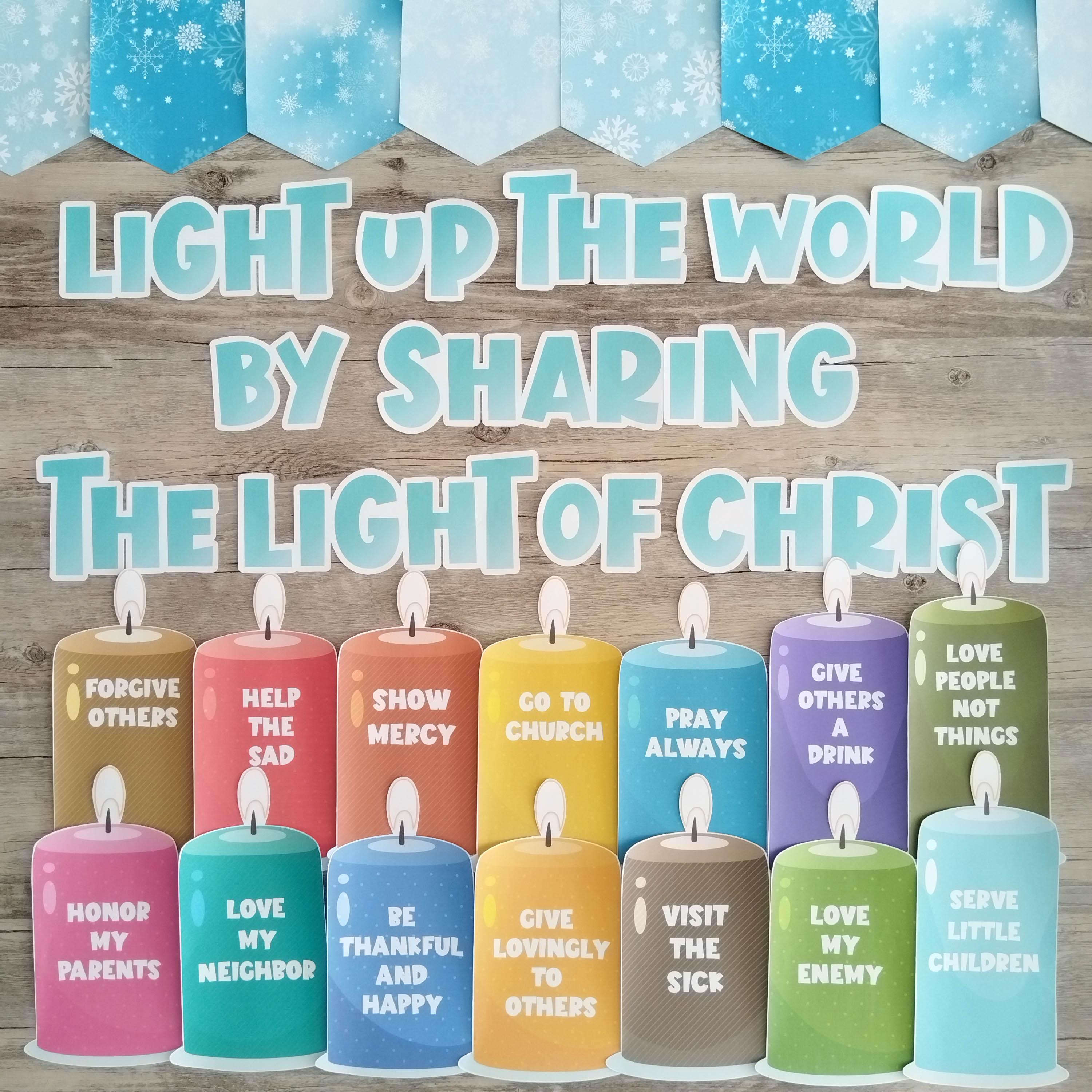 Christian Christmas Bulletin Board Kit/church/winter Holiday Classroom ...