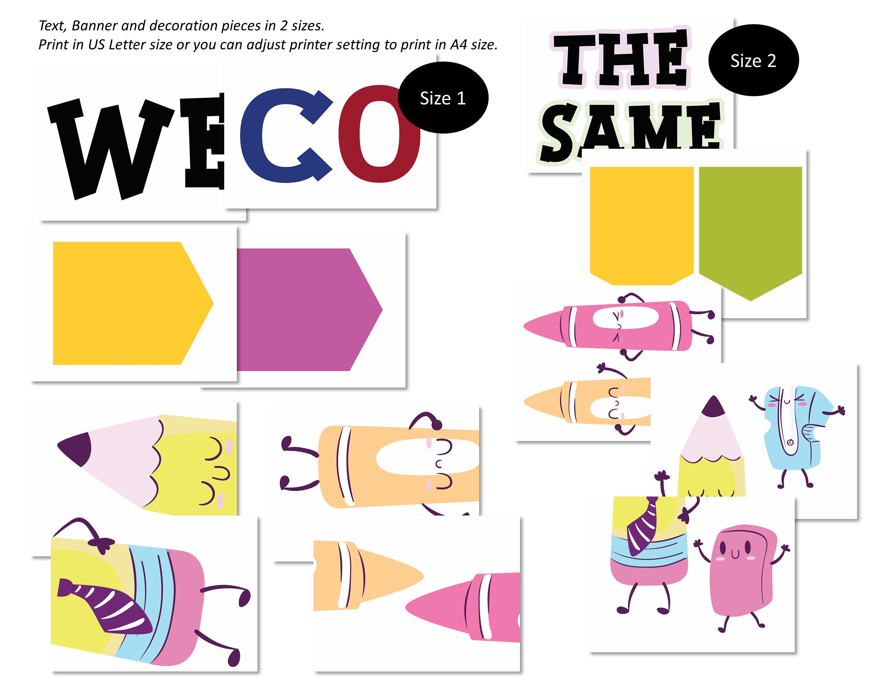 Preschool Bulletin Board Kits/kindergarten Classroom Door Display/class ...