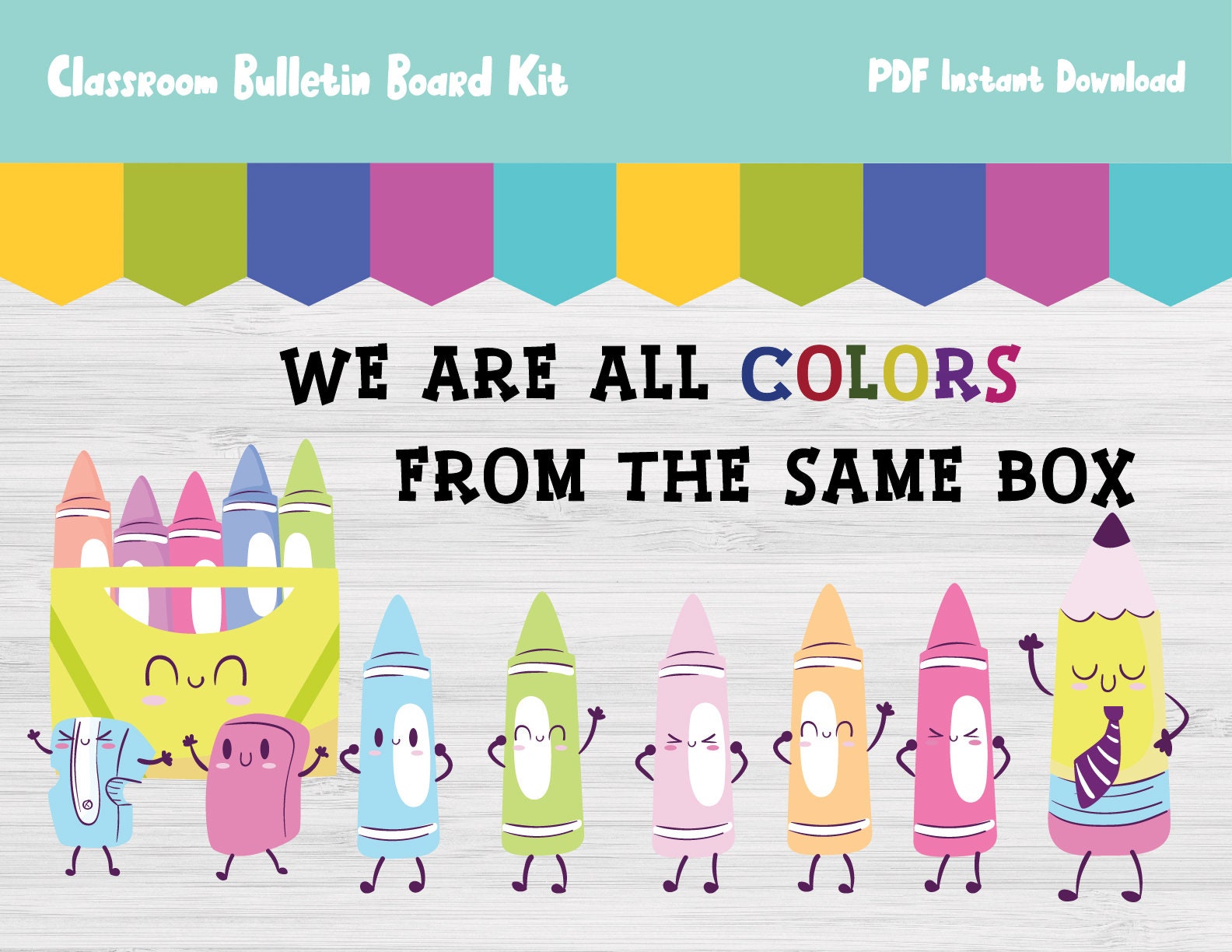 Preschool Bulletin Board Kits/kindergarten Classroom Door Display/class ...